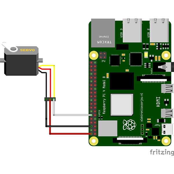 Raspberry Pi project: Servo Aansturen | Elektronica Voor Jou